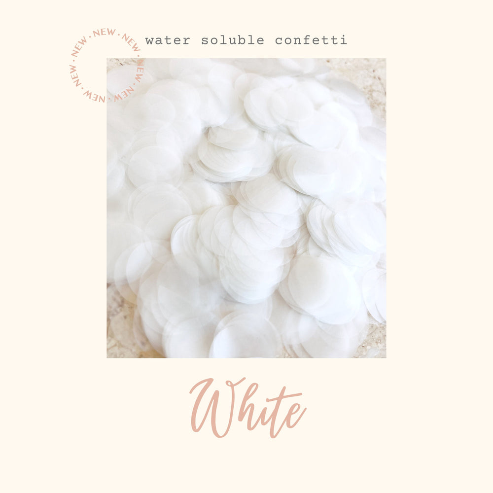 Rice Paper Confetti | Biodegradable & Water-Soluble